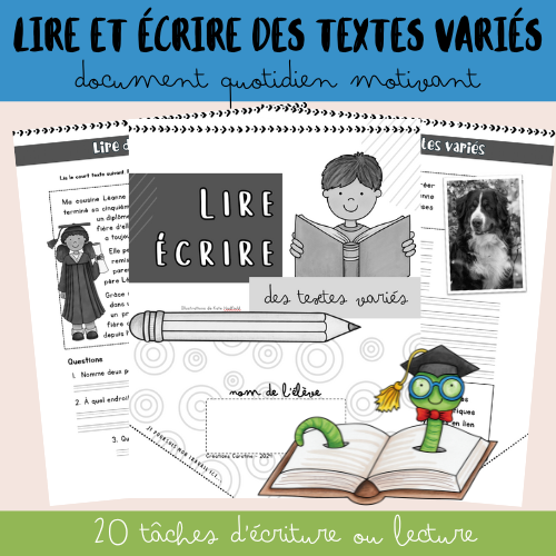 Document - Lire et écrire des textes variés (2e) – Créations Carotine