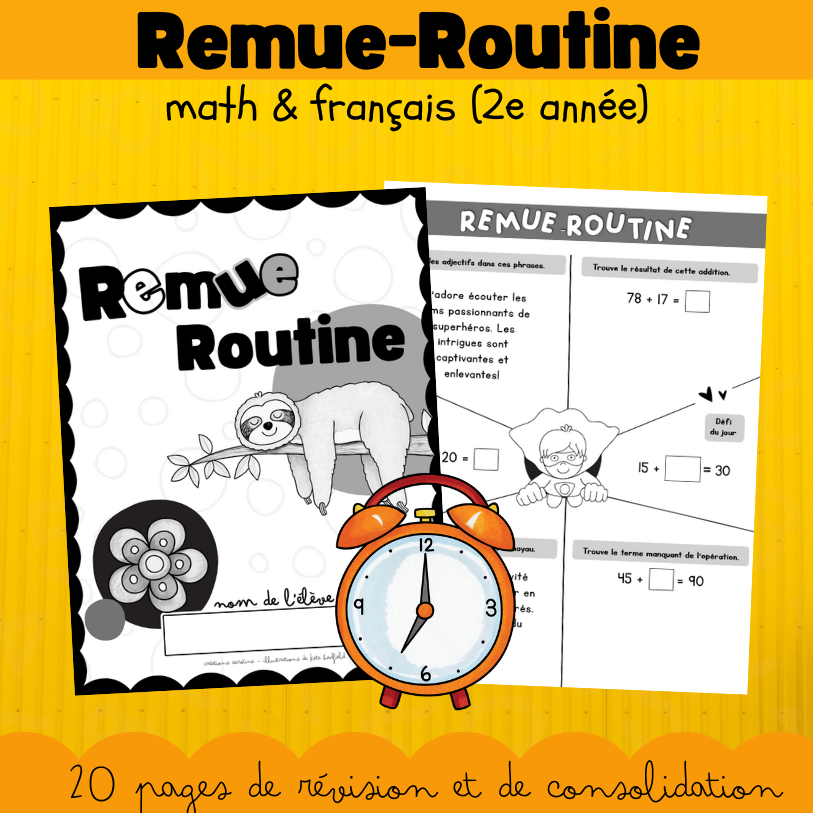 Remue-Routine (2e) – Créations Carotine