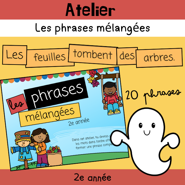 Atelier - Les phrases mélangées (2e) – Créations Carotine