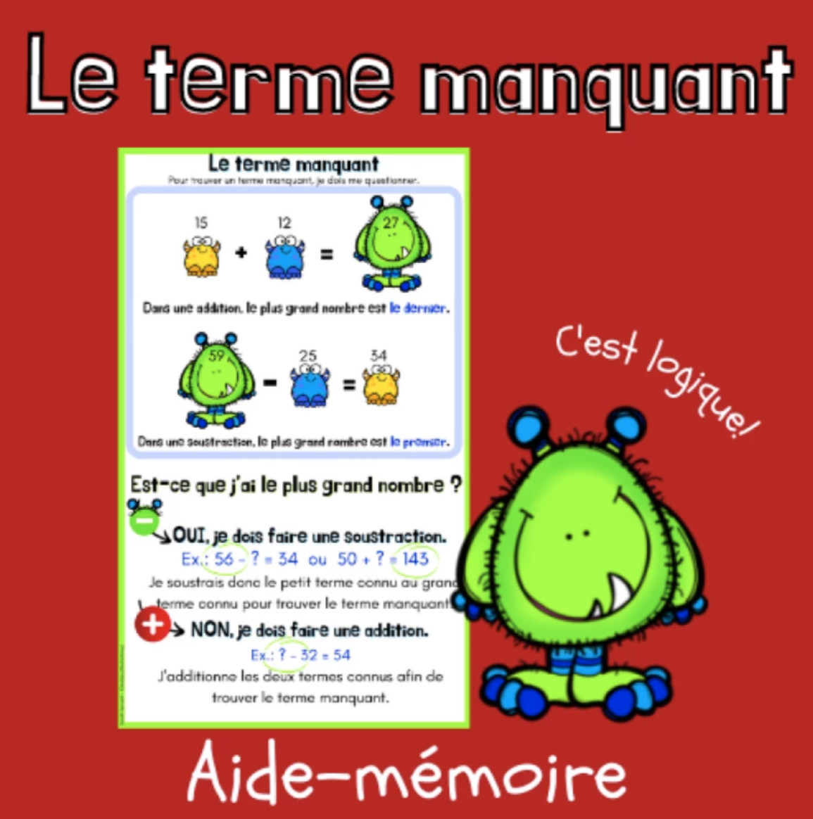 Affiche - Terme manquant – Créations Carotine