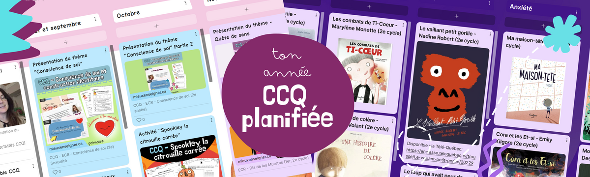 Mes planifications CCQ : un indispensable pour ton année scolaire – Créations Carotine