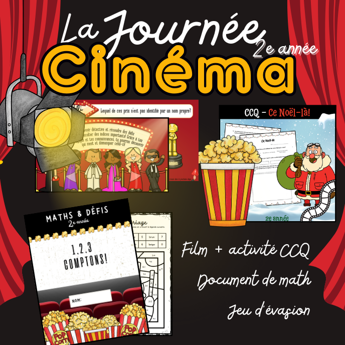 Ensemble - Une journée cinéma (2e) – Créations Carotine